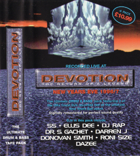 Rave Tape Packs | Jungle, hardcore, d&b tapepacks