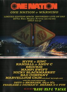 One Nation | Rave Tape Packs